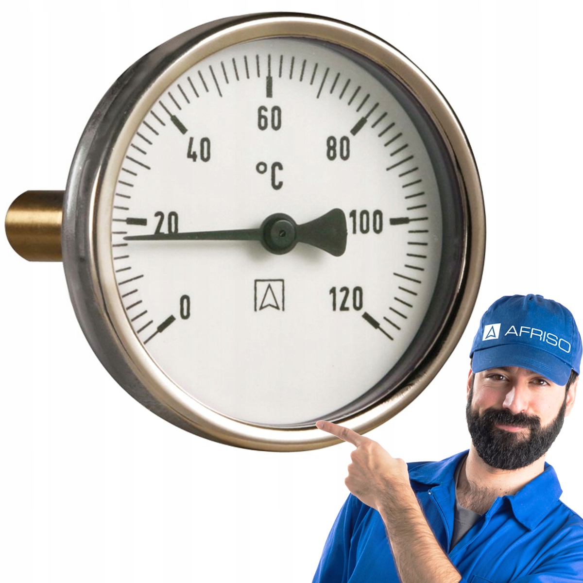 Termometr bimetaliczny Afriso 63 807 BiTh 80 (5907516805066) • Cena, Opinie • Akcesoria ...