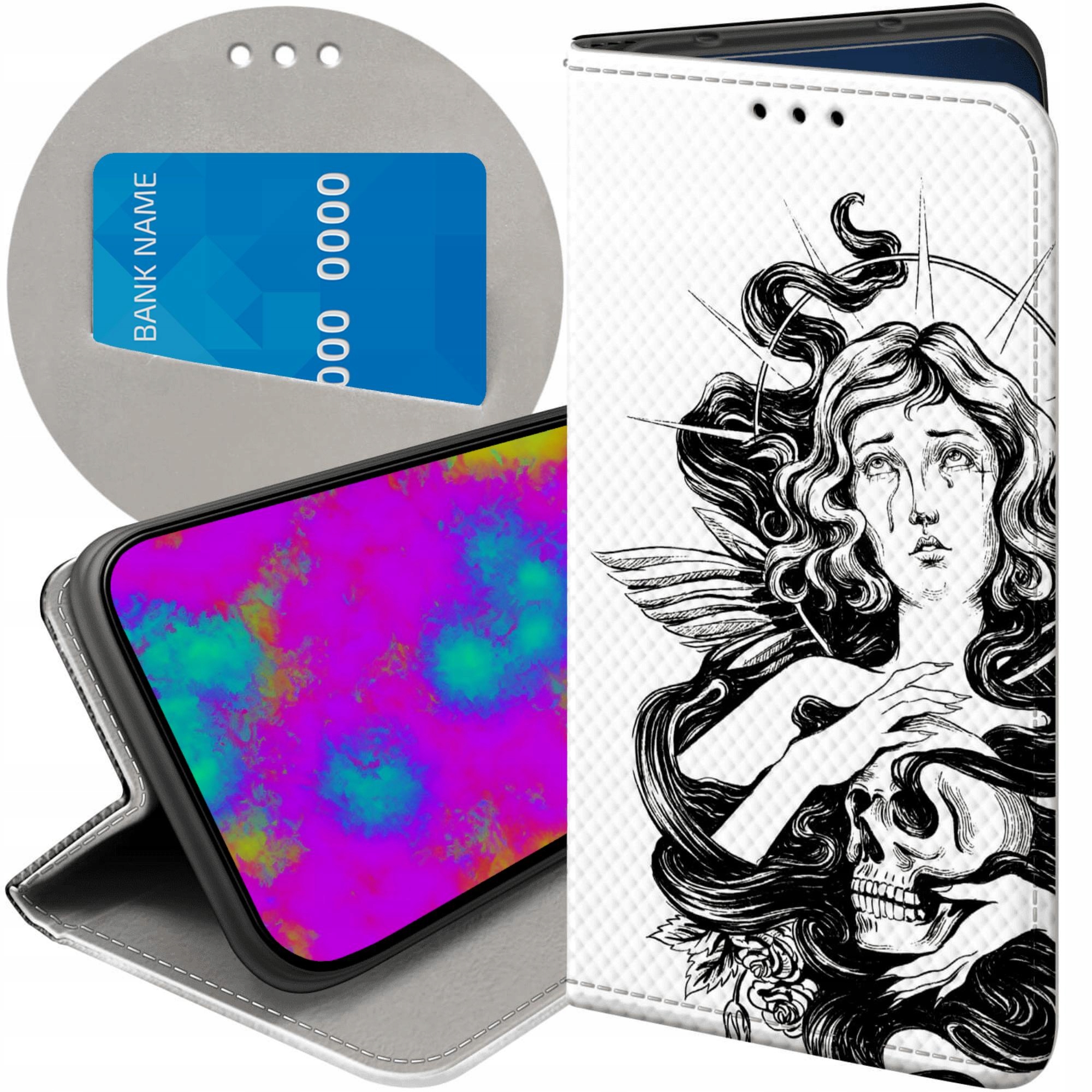 FLIPOVÉ POUZDRO PRO XIAOMI 15T 5G VZORY ANDĚL ANDÍLEK KUPIDO POUZDRO ...