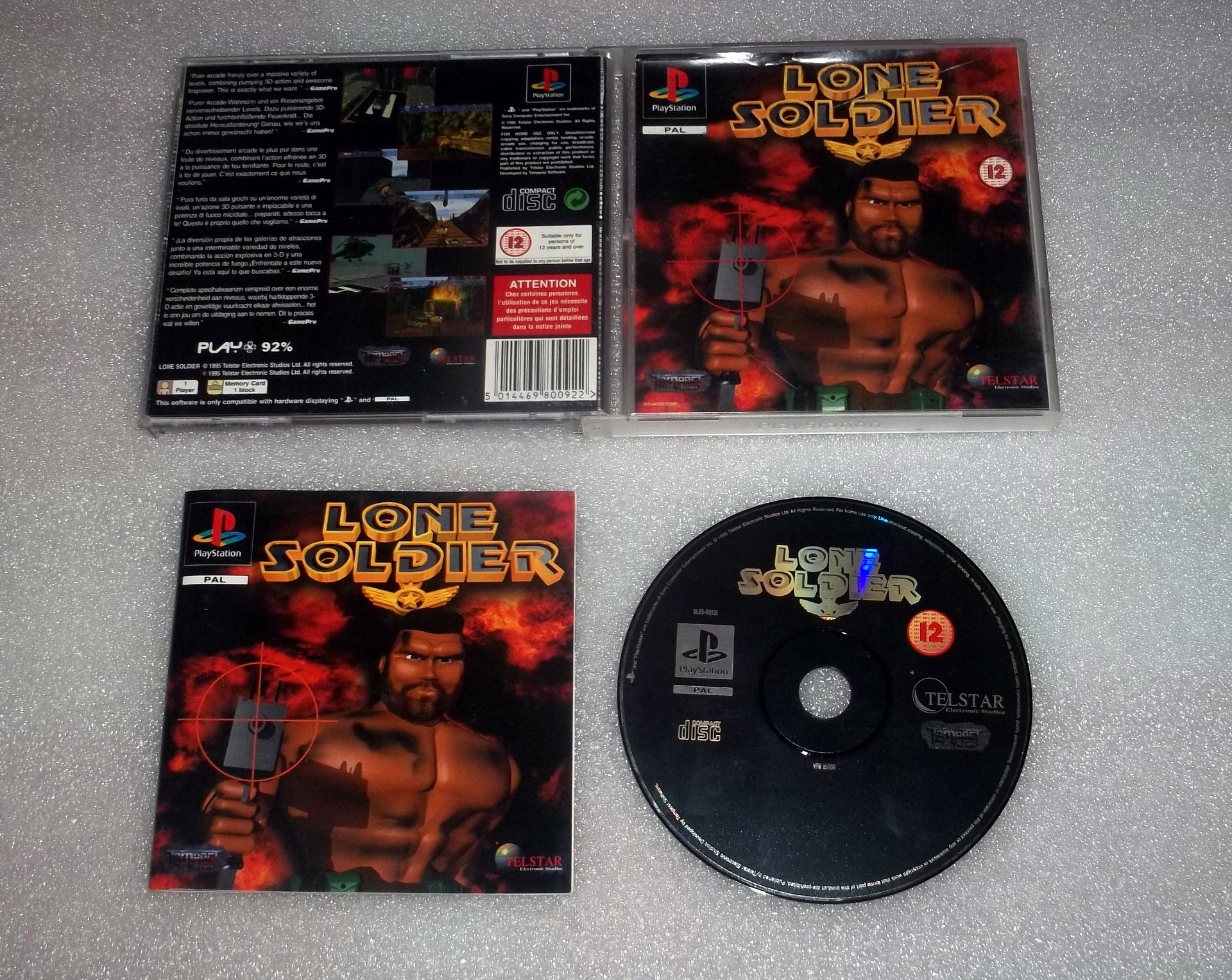 LONE SOLDIER PlayStation (PSX) pudełkowa - Stan: Używany 89.00PLN ...