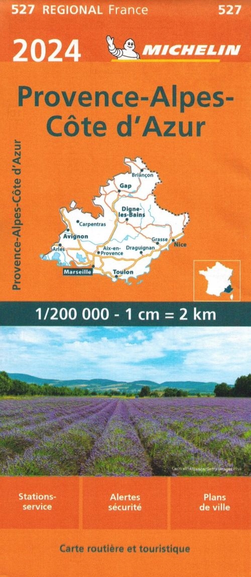 PROWANSJA ALPY LAZUROWE WYBRZEŻE MAPA 527 MICHELIN 2024 - 49,90 zł ...