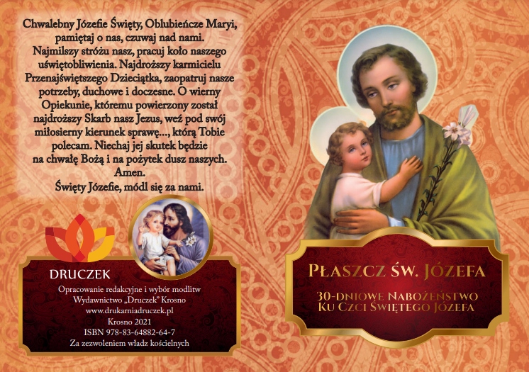 Płaszcz św. Józefa 30-dniowe nabożeństwo ku czci (10902965313 ... Płaszcz św. Józefa 30-dniowe nabożeństwo ku czci (10902965313 ...