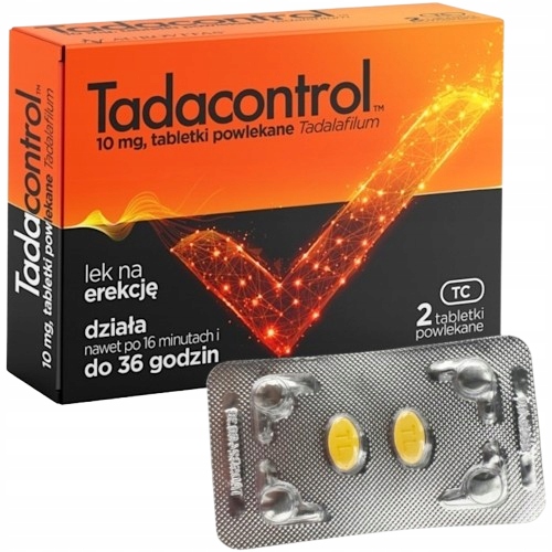 Tadacontrol lek na erekcję 10 mg tadalafilu 2 tabletki (5902020661795 ...