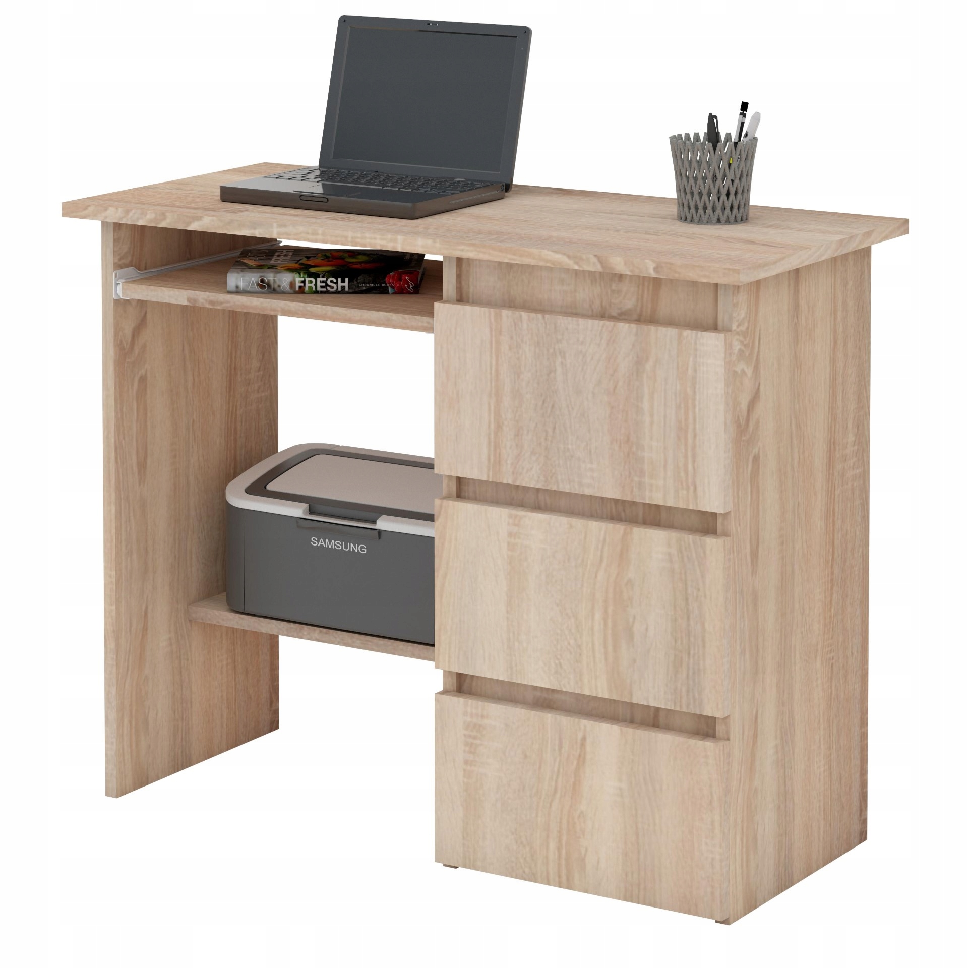 BIURKO KOMPUTEROWE BETA 2 SONOMA SZKOLNE DO BIURA POD LAPTOP PC ...