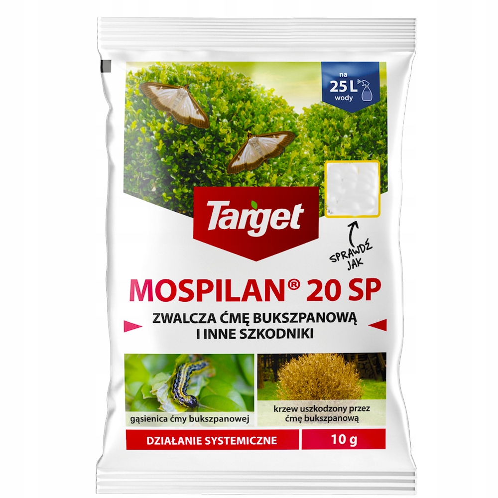Купить Mospilan 20SP 10G для борьбы с тлей и насекомыми Cme Bukszpanowa ...