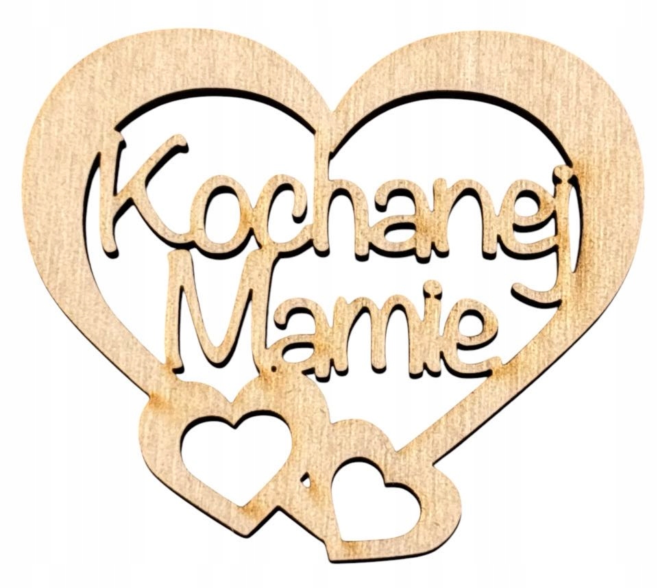 Tabliczka z Napisem Kochanej Mamie - Niska cena na Allegro