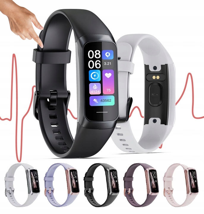 SMARTBAND SMARTWATCH PRO ZEGAREK SPORTOWY PULS Biegania DAMSKI FIT AMOLED - Sklep, Opinie, Cena ...