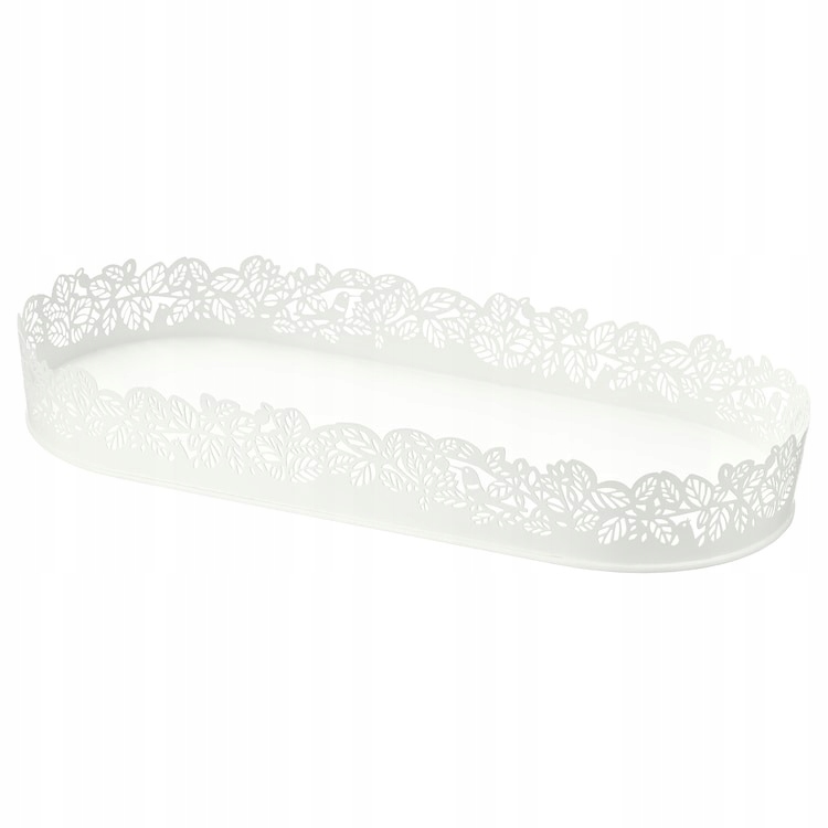 IKEA SAMVERKA PODSTAWKA NA ŚWIECĘ OWALNA BIAŁA (0000503887207) • Cena ...