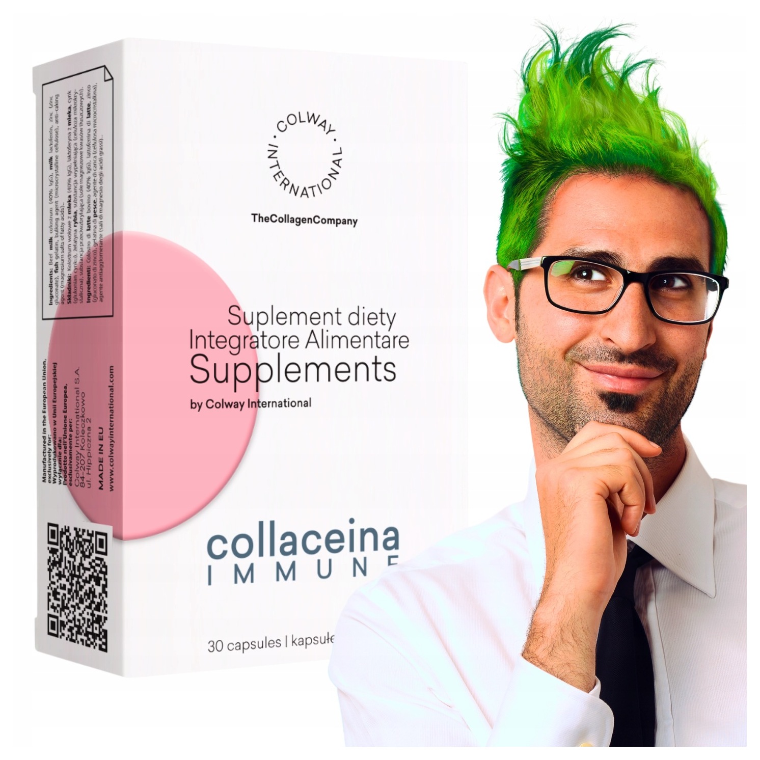 Suplement diety Colway Collaceina Immune 30 kapsułek • Cena, Opinie ...