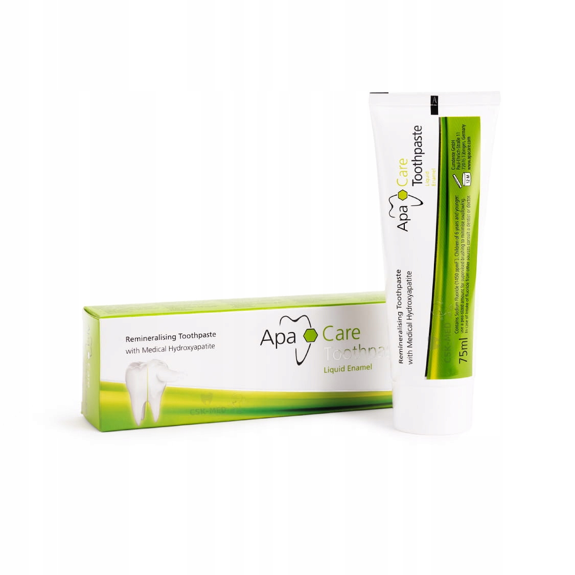 APACARE Remineralizująca pasta do zębów 75 ml (4260149350107) • Cena ...