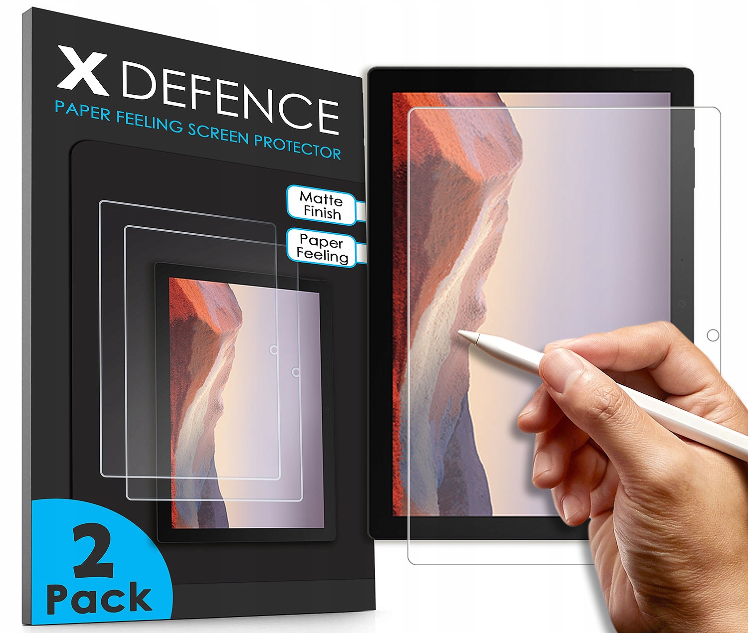 2w1 FOLIA MATOWA PAPER-FEEL LIKE NA TABLET MICROSOFT SURFACE PRO 7 ...