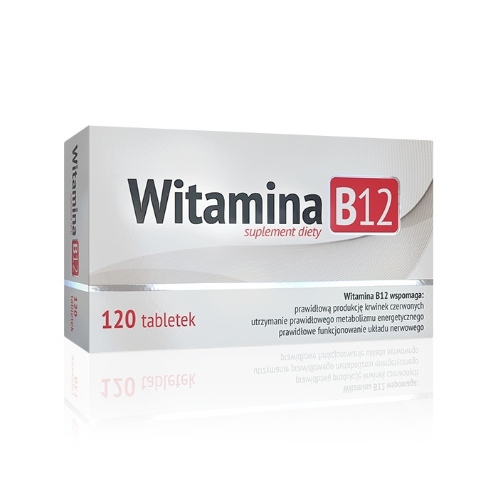 Alg Pharma Witamina B12 120 tabletek (5908288910972) • Cena, Opinie • Preparaty witaminowo ...