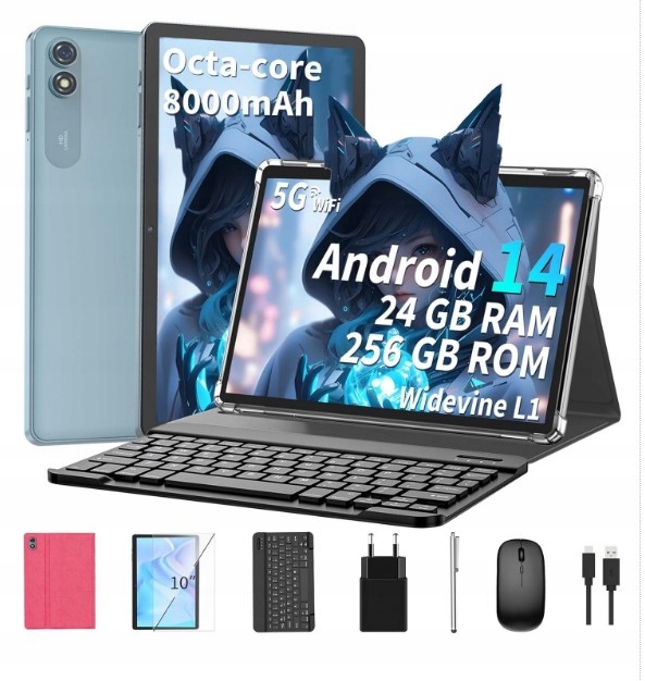 TABLET HISORL T901 10" 6/256 GPS WIDEVINE L1 ANDROID 14 MYSZ KLAWIATURA - Sklep, Opinie, Cena w ...