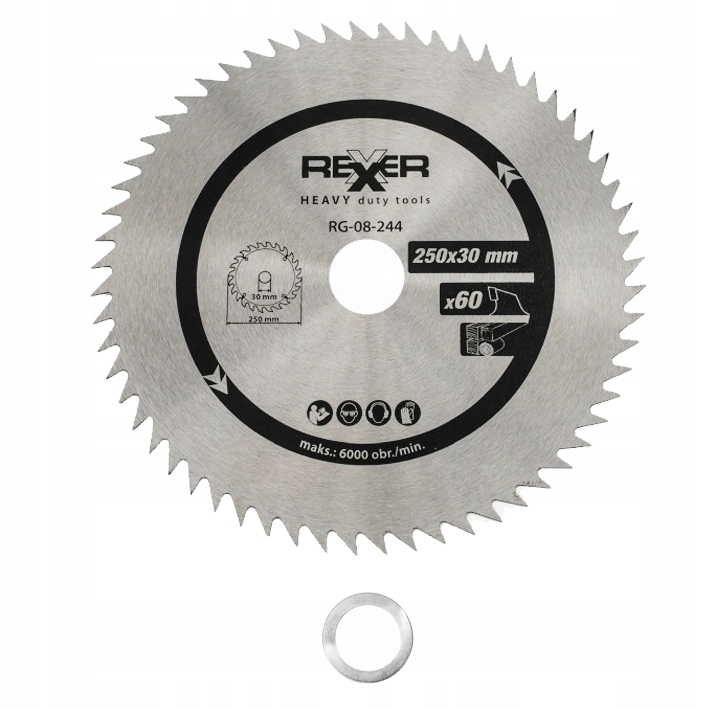 Tarcza do drewna Rexxer RG-08-244 250x30mm (5901180815932) • Cena, Opinie 13875531825 • Allegro