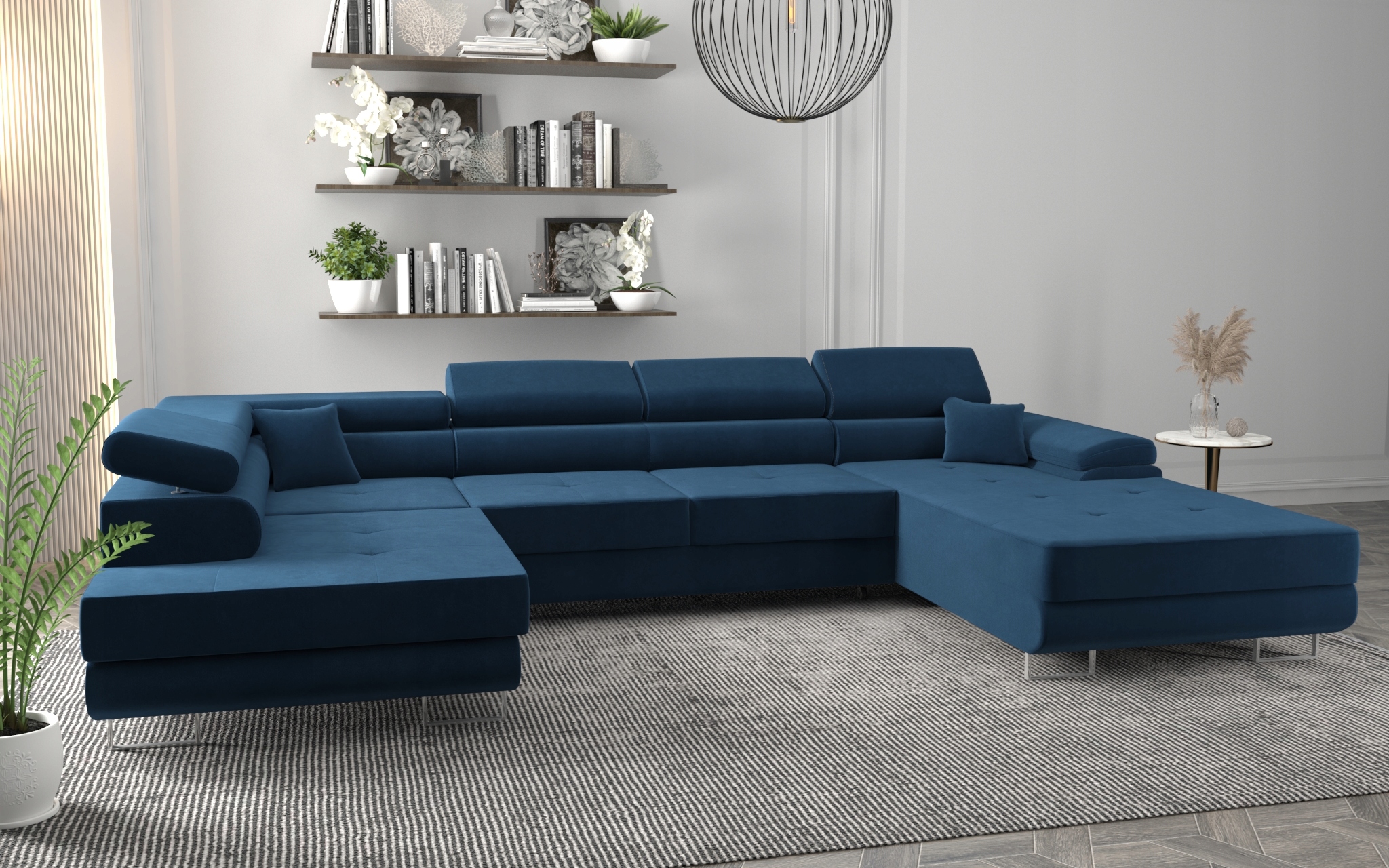 Narożnik Funkcja Spania Wild U Monolith 77 Granat (WILD-CSU-MO77 ...