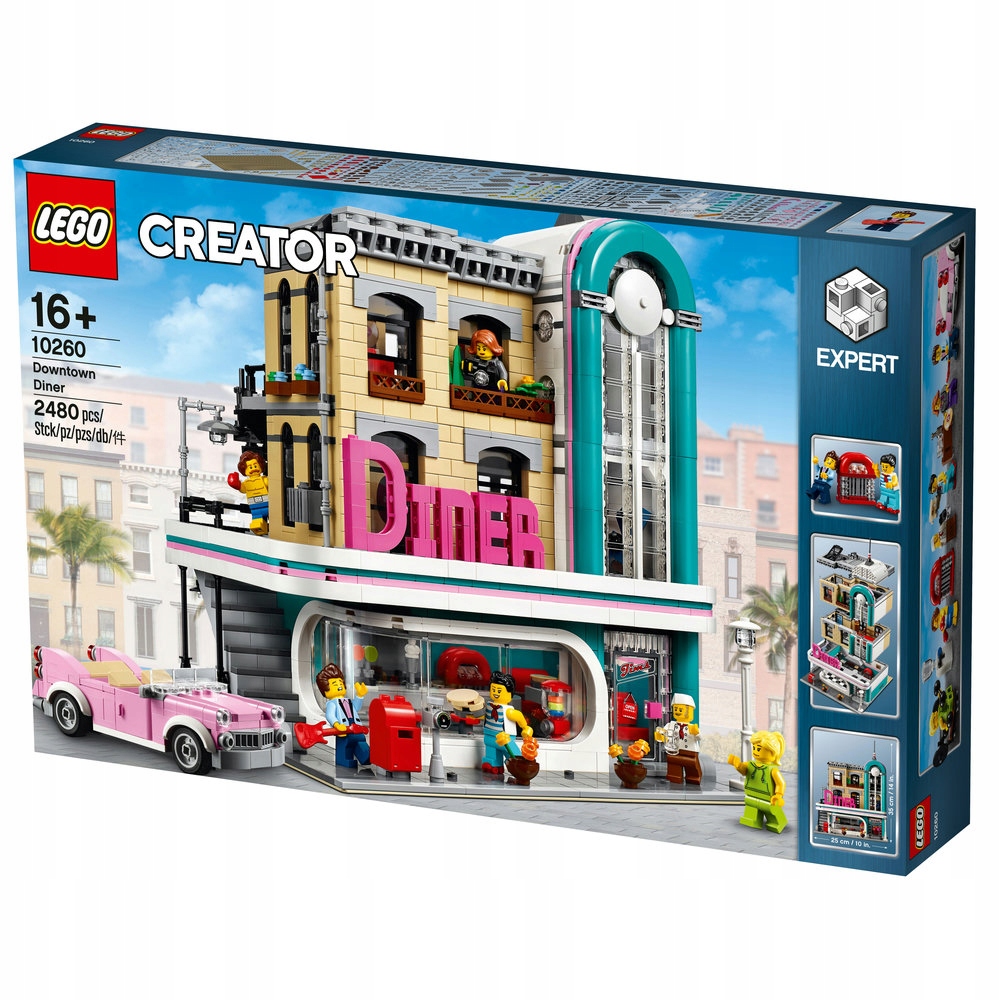 LEGO Creator Expert 10260 Bistro w Śródmieściu (5702016111842) • Cena ...