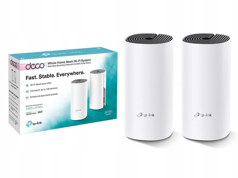 Router TP-LINK Deco M4 Mesh 2 sztuki - Sklep, Opinie, Cena w Allegro