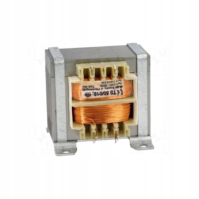 TS50/018 [230V/115V 0,42A 50W] transformator sieciowy z mocowaniem • Cena, Opinie - Allegro