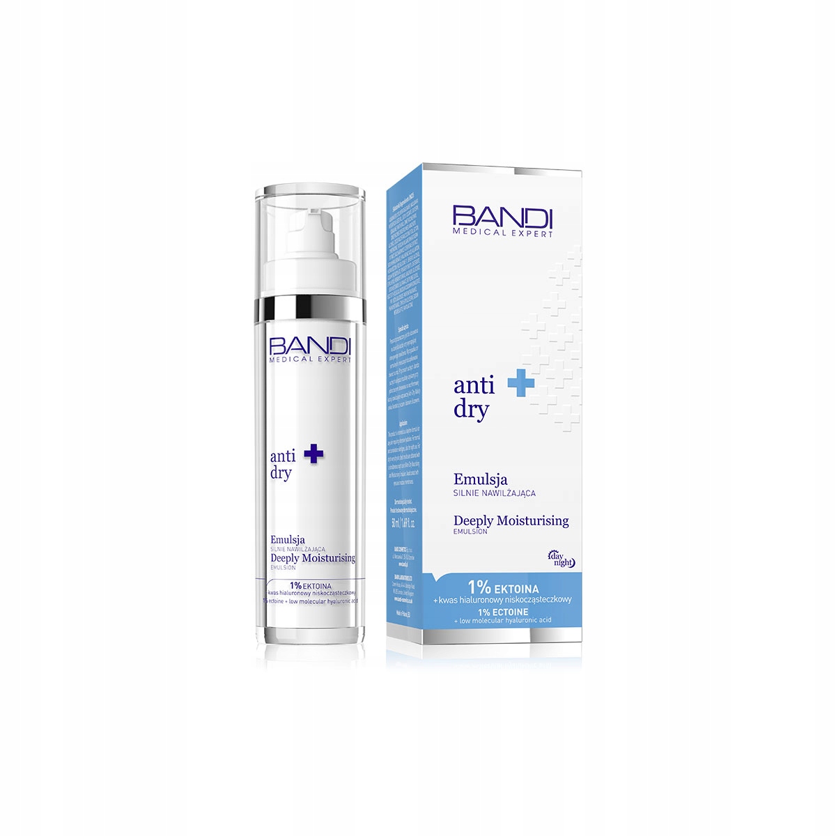 Bandi Anti Dry Emulsja silnie nawilżająca do twarzy 50 ml • Cena, Opinie - Allegro