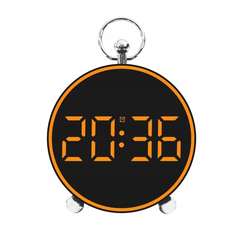 Electronic Clock Student Led Digital Clock Large Round LED Date ...