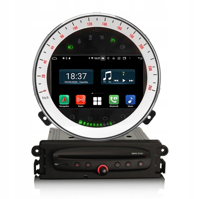 Mini Cooper Radio FM RDS DAB+ Opcja Android WiFi 4G DVD CD GPS USB MP3 ...