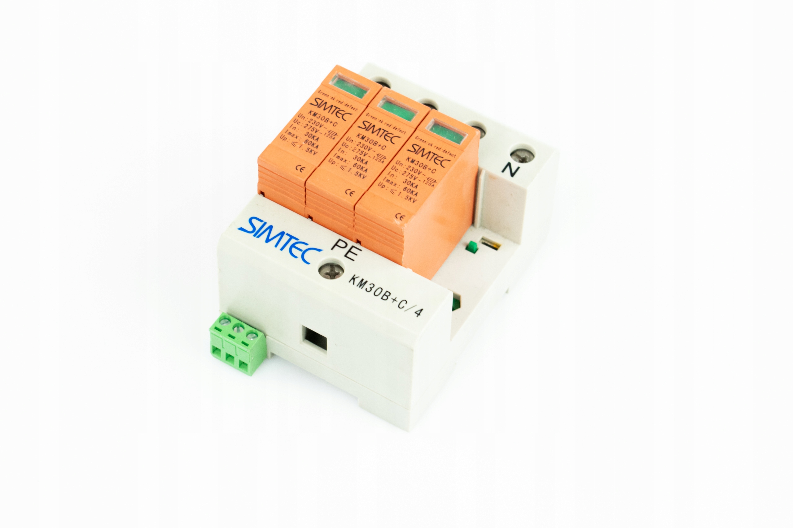 Ogranicznik przepięć warystorowy typ 1+2 4P 230V IP20 Simet 85201010 (5907813229299) • Cena ...