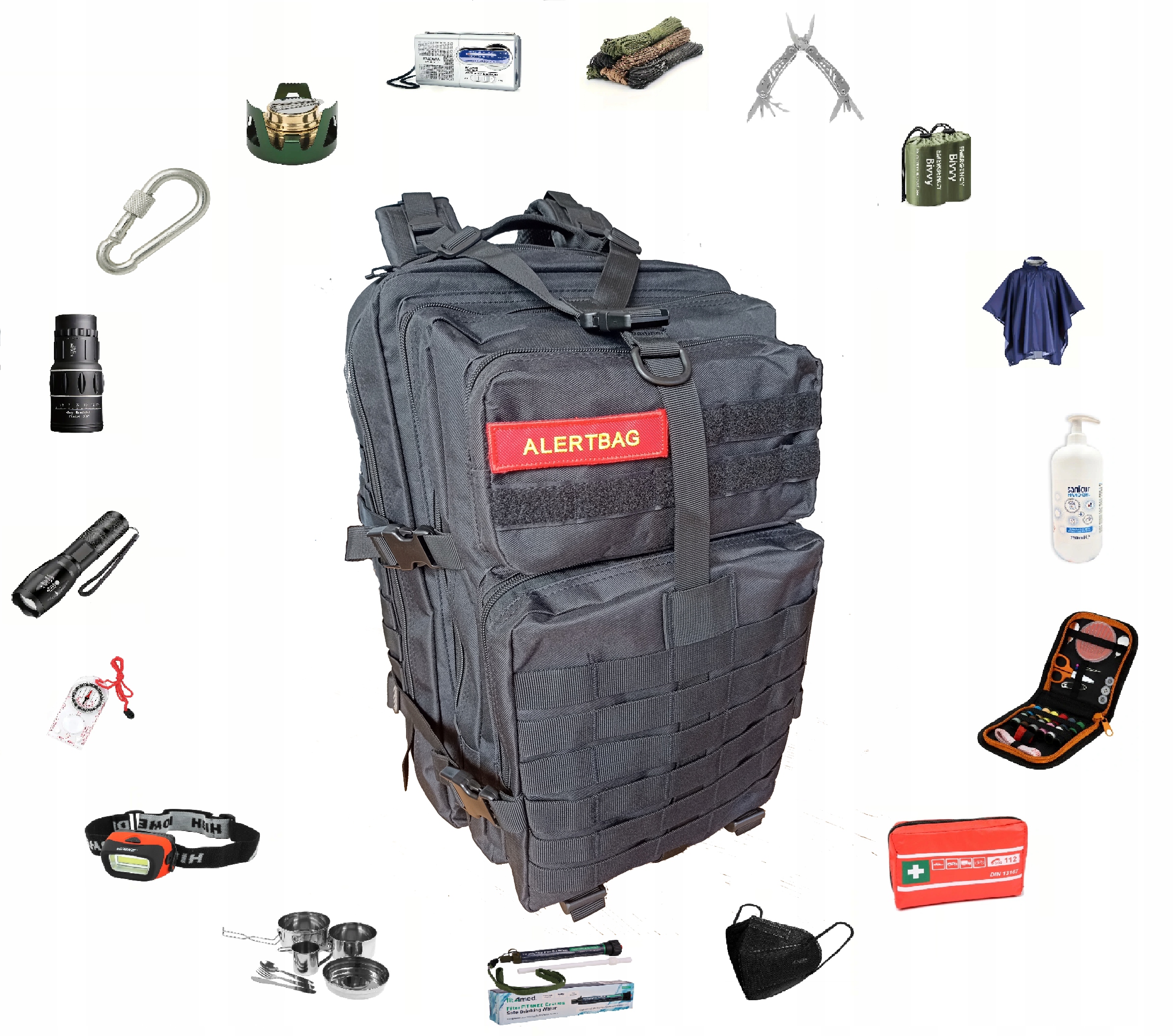 Gotowy Plecak Ewakuacyjny - Niska cena na Allegro