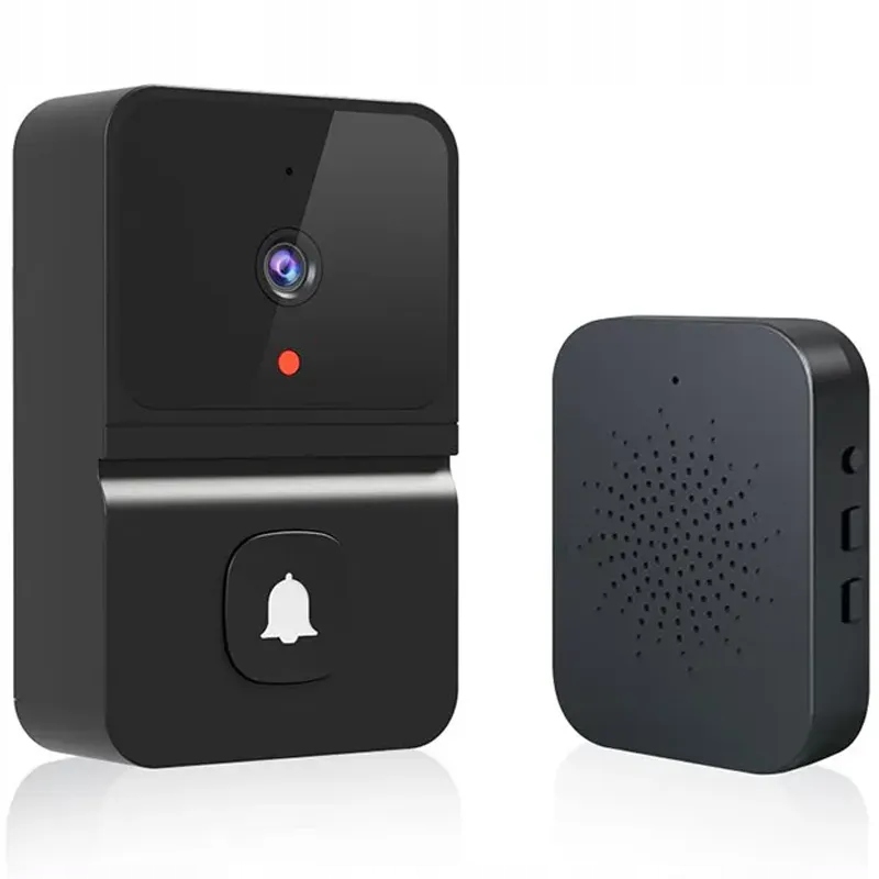 INTELIGENTNY MINI DZWONEK Z KAMERĄ AKUMULATOR PIR RF WIFI TUYA czarny ... INTELIGENTNY MINI DZWONEK Z KAMERĄ AKUMULATOR PIR RF WIFI TUYA czarny ...