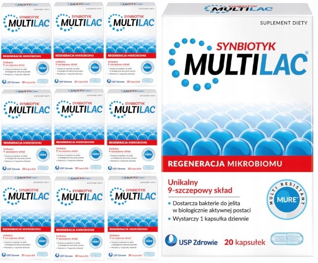 MULTILAC zestaw probiotyk dla całej rodziny x200 (5903031280944) • Cena ...