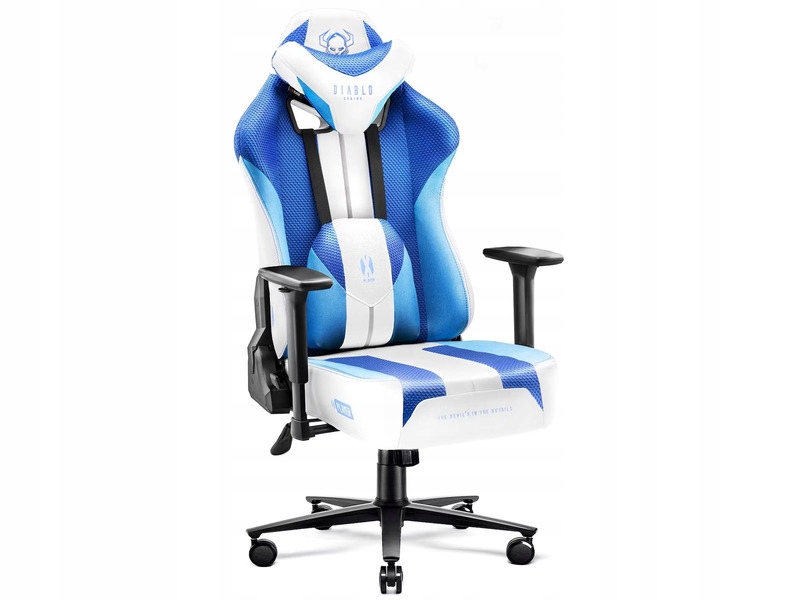 Fotel gamingowy Diablo Chairs X-Player 2.0 tkanina biały - Sklep ...