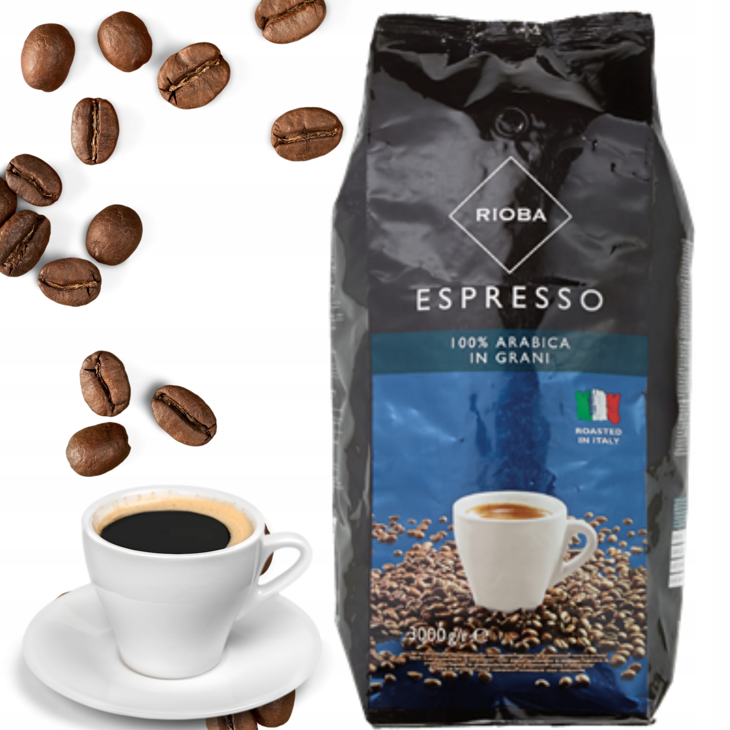 Kawa ziarnista Arabica Rioba Espresso Platinum 3000 g (4333465097701 ...