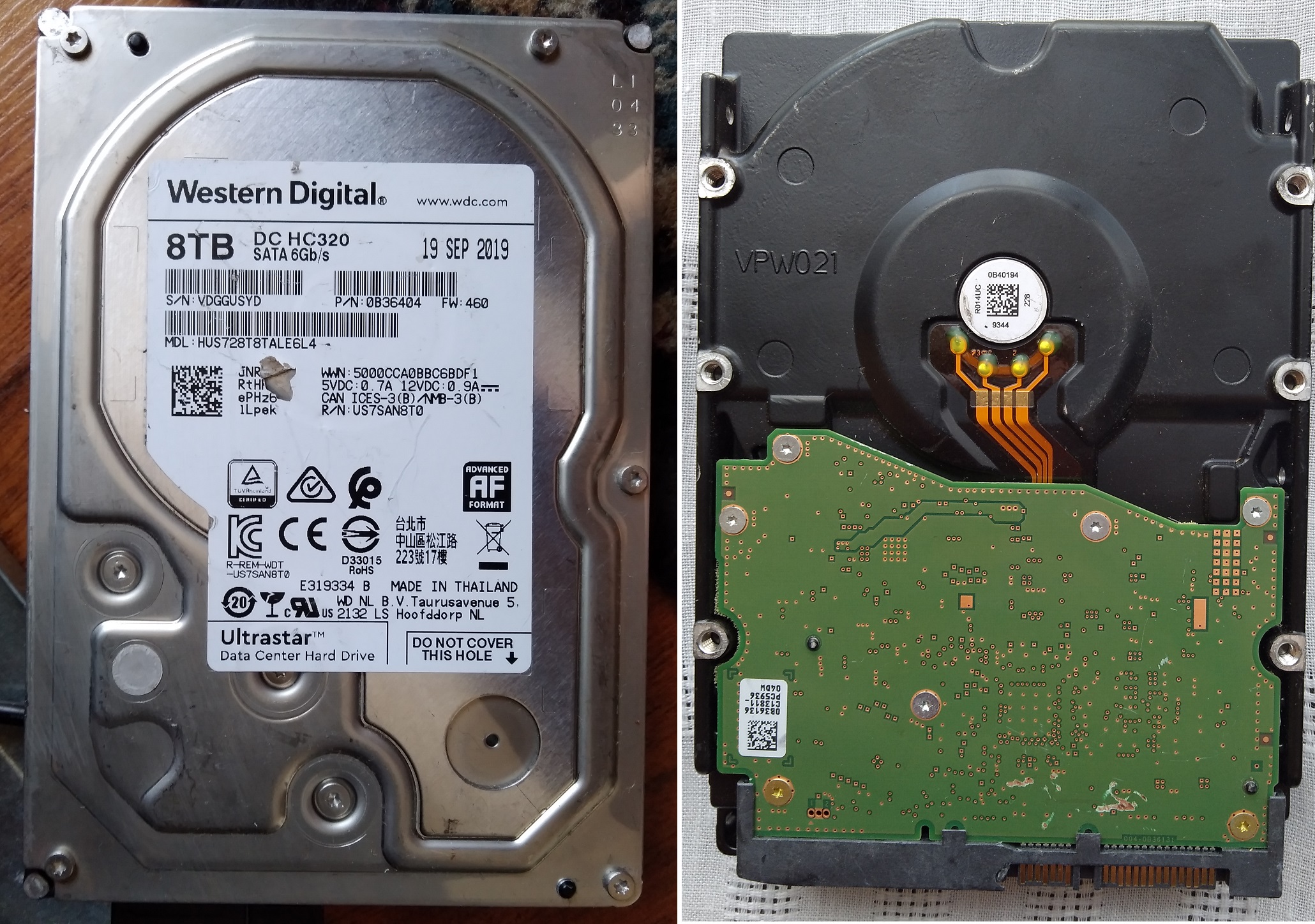 WD HGST DC HC320 8TB HUS728T8TALE6L4 Widoczny | 33 - Sklep, Opinie, Cena w Allegro