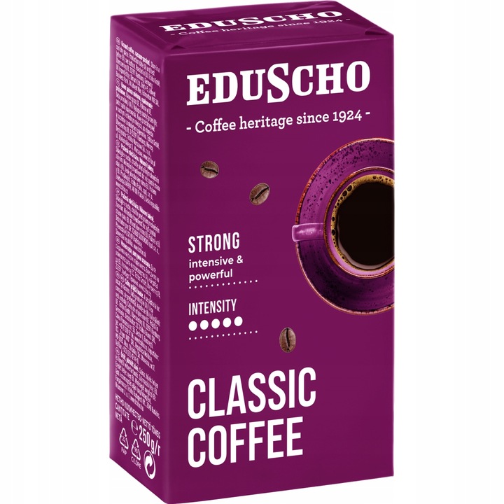 Eduscho Classic Coffee Strong Pražená mletá káva 250 g - Allegro