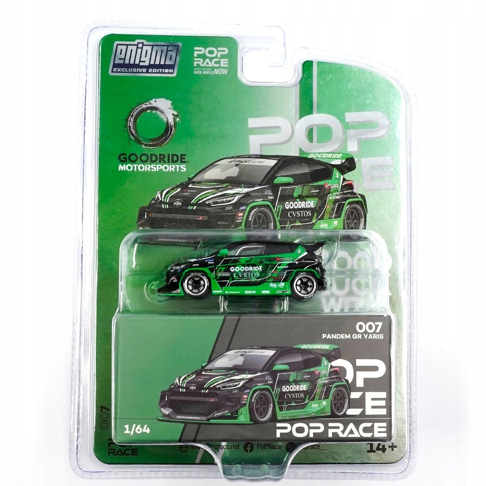POP RACE Toyota Yaris Pandem GR Motorsports Green / Black Enigma ...