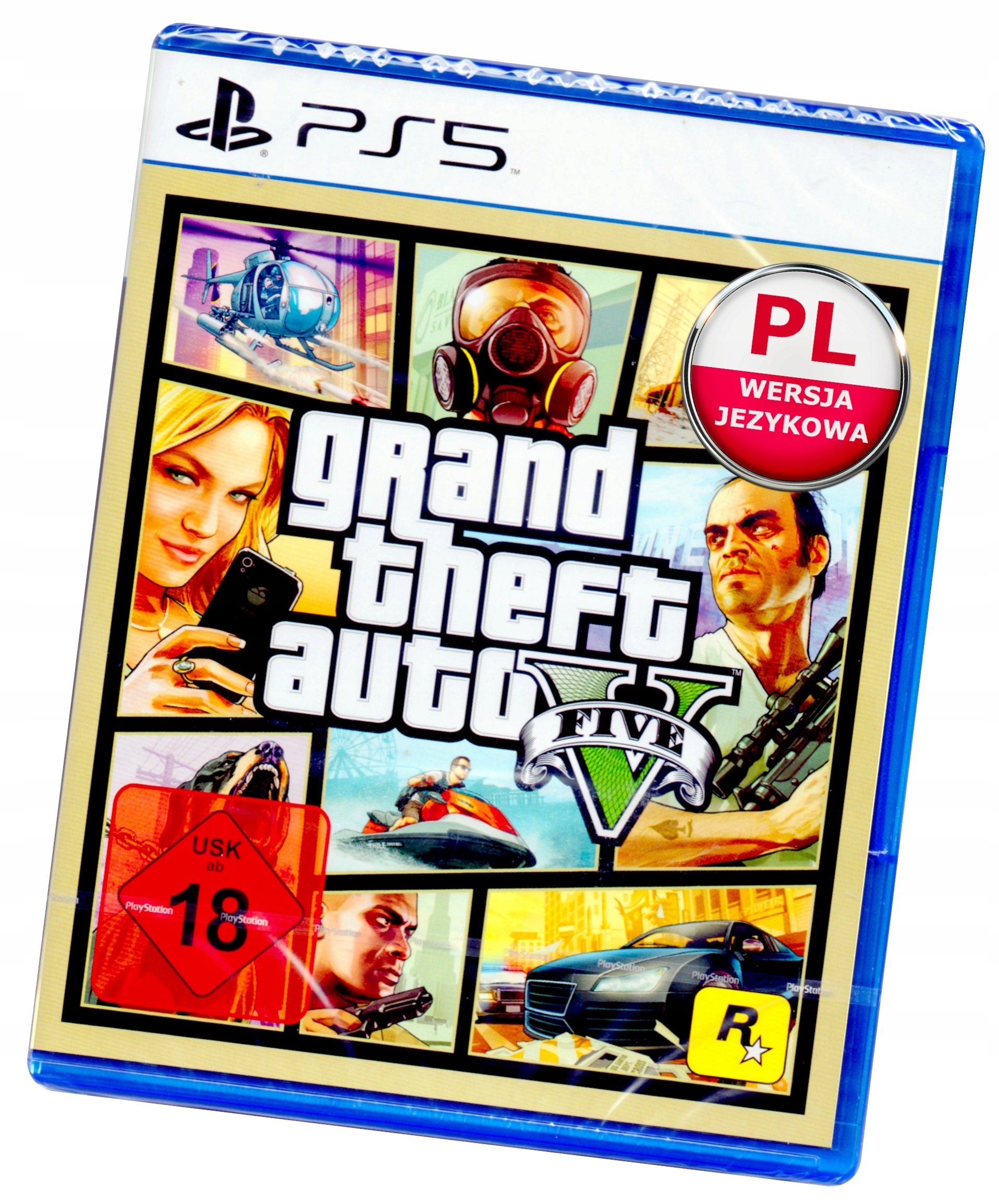 Grand Theft Auto GTA V PS5 Nowa Pudełkowa PO POLSKU - Stan: Nowy 82 ...