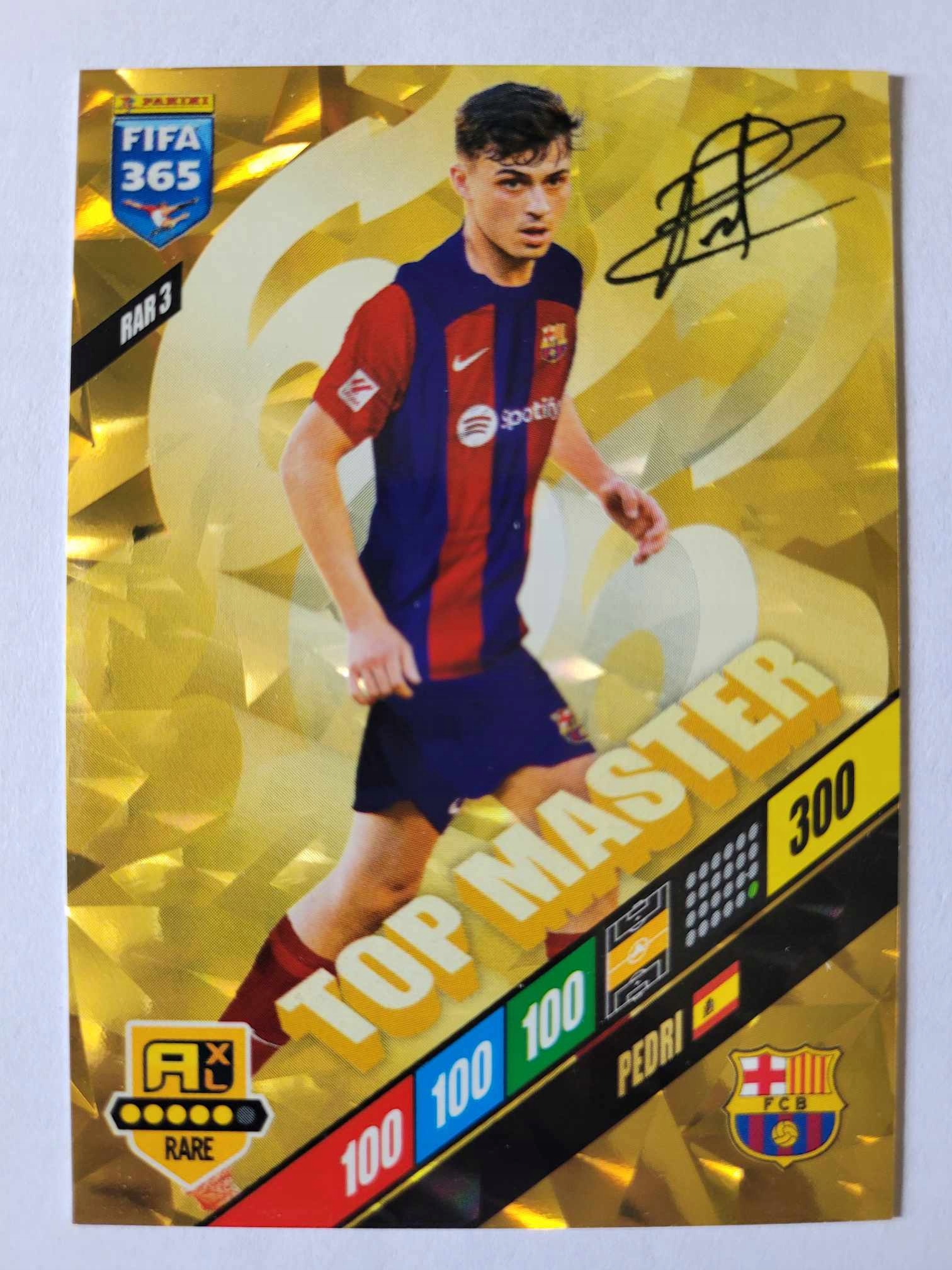 FIFA 365 2024 PANINI - TOP MASTER PEDRI RAR 3 VZÁCNÝ za 685.00CZK - Allegro