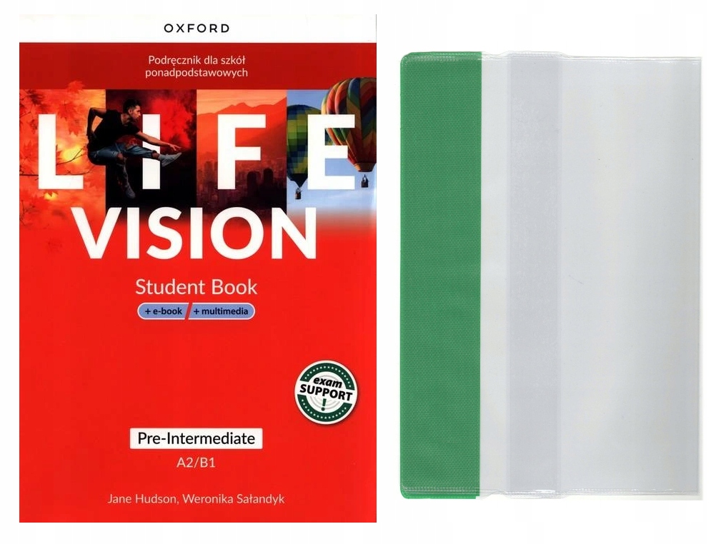 LIFE VISION PRE-INTERMEDIATE PODRĘCZNIK + OKŁADKA R-4 praca zbiorowa | Podręcznik do szkoły ...