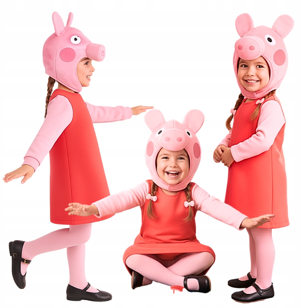 WESOŁA ŚWINKA PROSIACZEK S 90-110 Strój Kostium Przebranie HALLOWEEN 2 ...