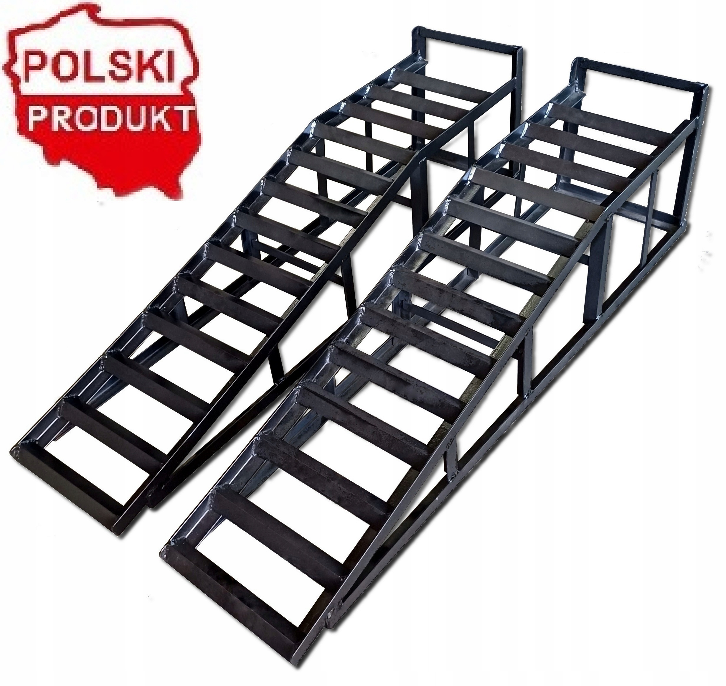 Najazdy podjazdy samochodowe 3T rampy nie malowany 2 sztuki 125x27x28 ...