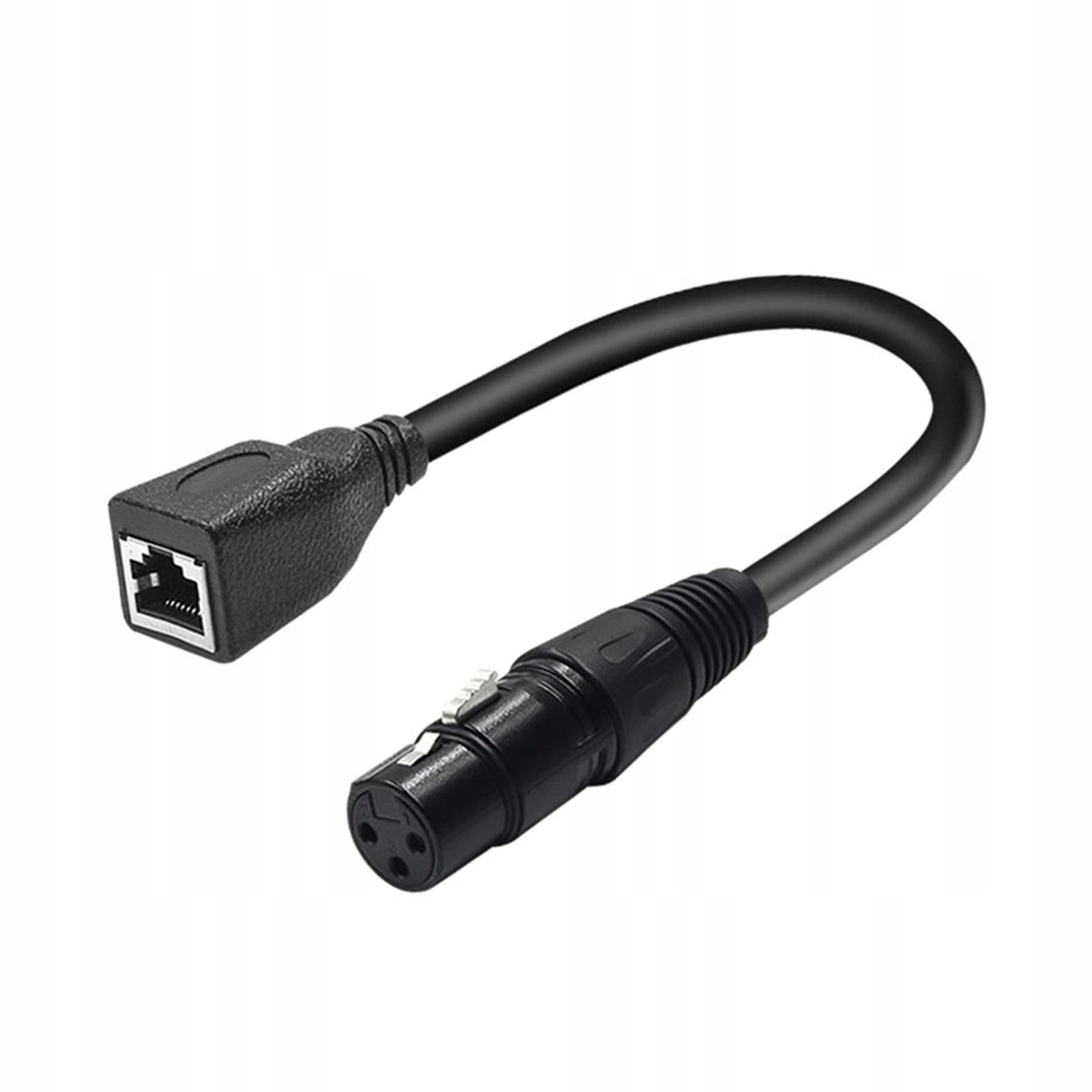 Kabel adaptera XLR 3 Pin RJ45 Transmisja sygnału - porównaj ceny ...