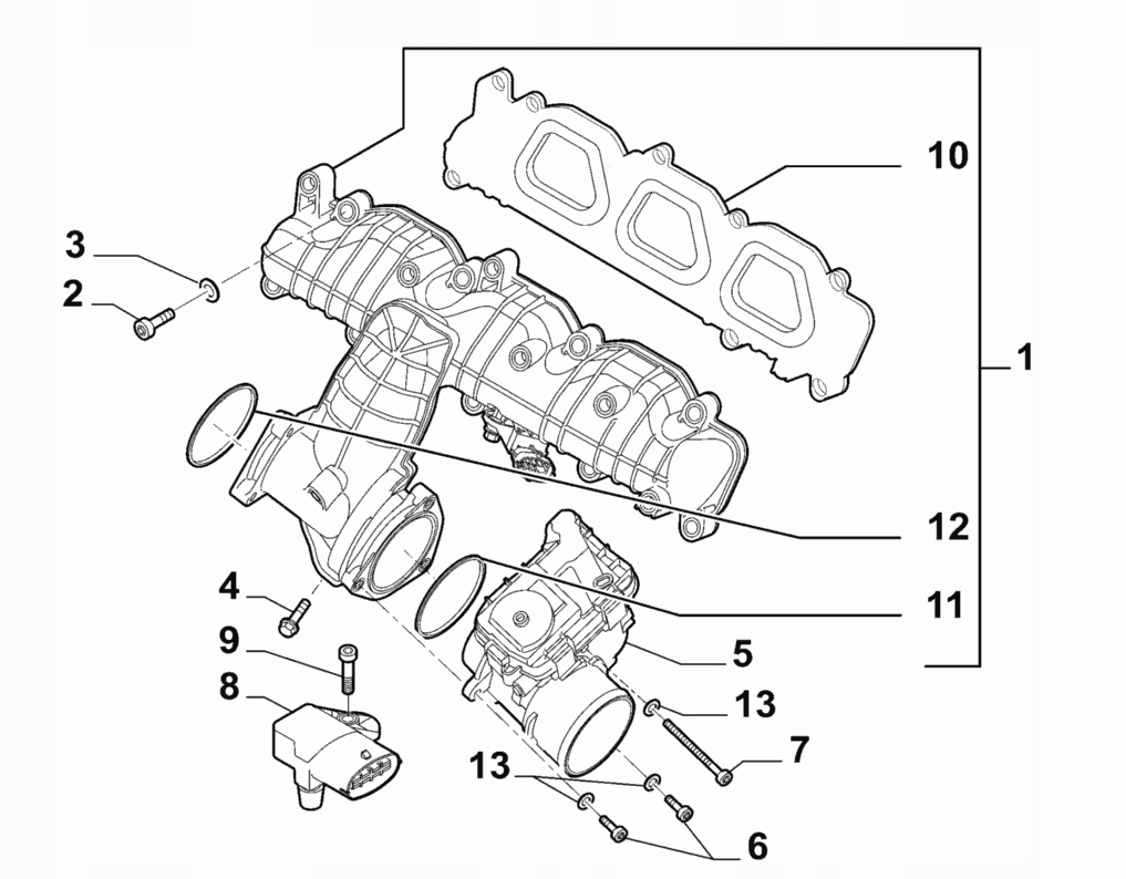 504369148 504369148 - Датчик наддува Map Sensor Fiat Ducato 06- купить ...