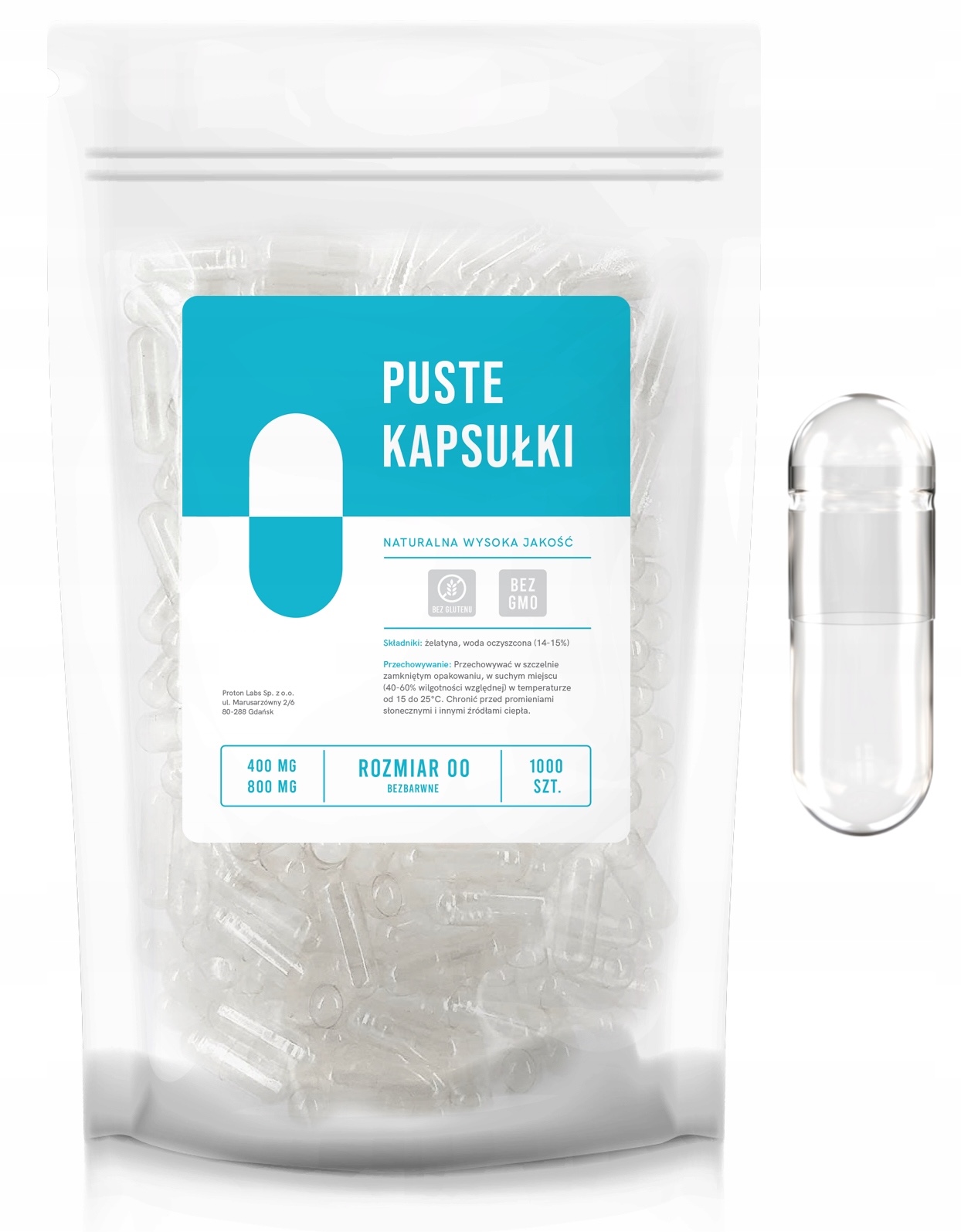 Kapsle 00 - Prázdné kapsle léku - Allegro