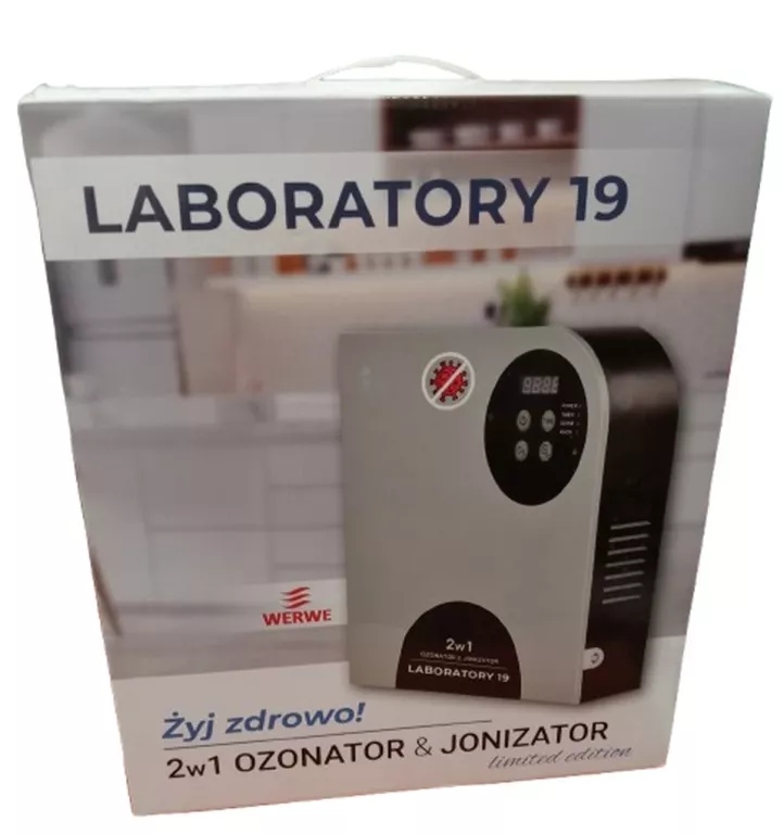 Werwe 2w1 Ozonator Jonizator Laboratory 19 - Niska cena na Allegro