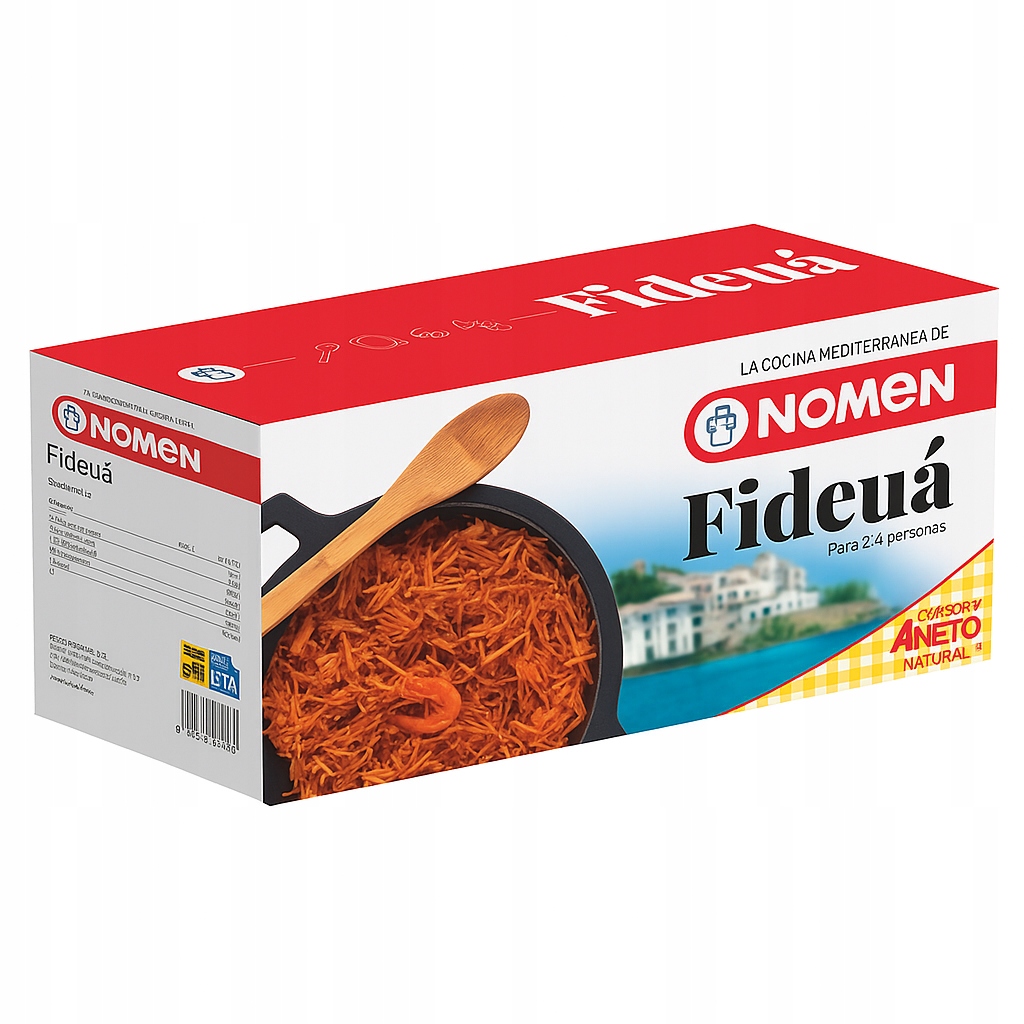 Nomen Fideuà 750 g – halászlé alap + spanyol tészta, (8411495117319 ...