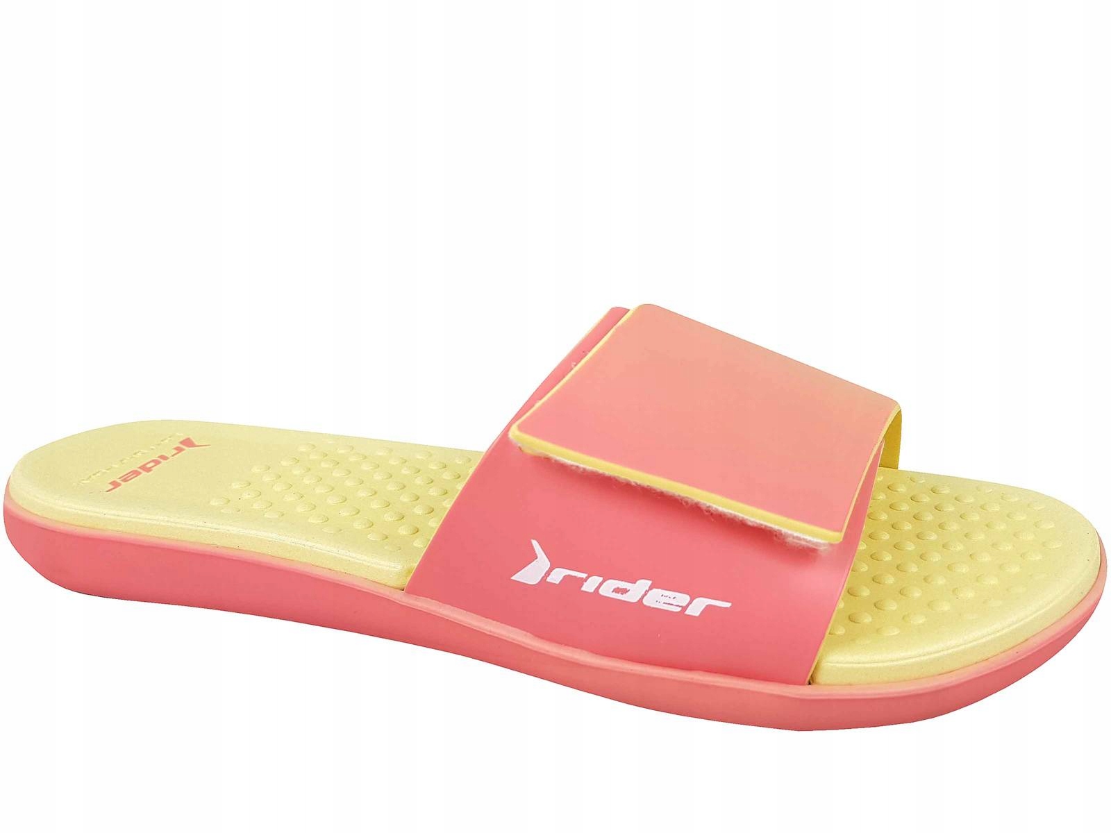 RIDER POOL KLAPKI DAMSKIE BASENOWE PLAŻOWE NA RZEP 13553446100 - Allegro.pl