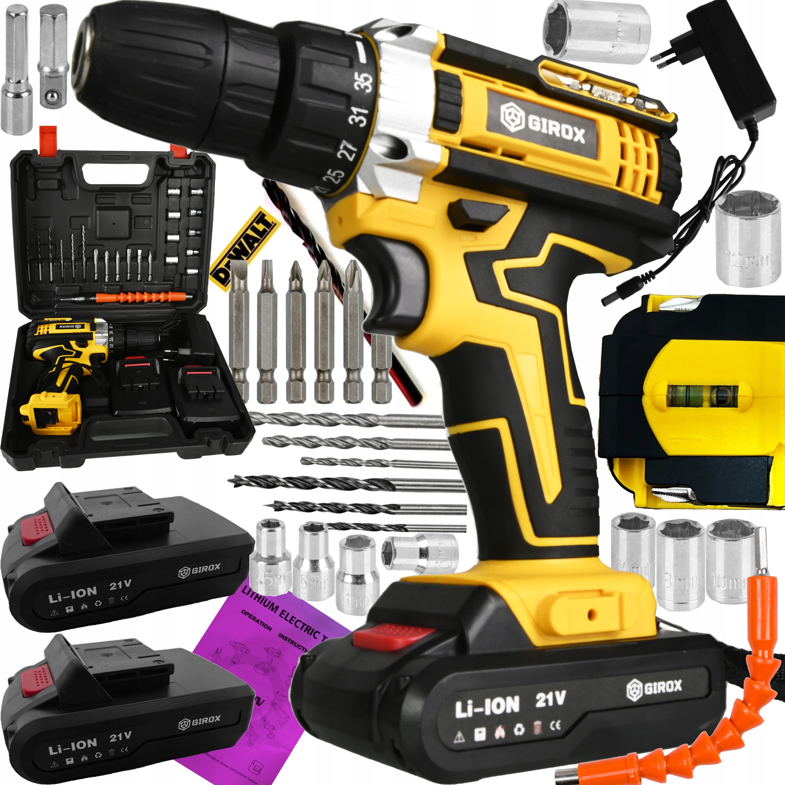 Wkrętarka Girox zasilanie akumulatorowe 21,6 V WIERTARKA WKRĘTARKA (5906112230968) • Cena ...