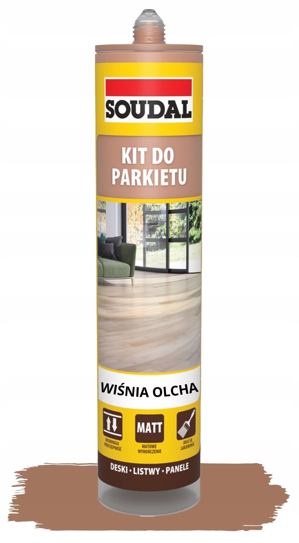 SOUDAL KIT do parkietu WIŚNIA/OLCHA 280ml (5411183157194) • Cena, Opinie • Chemia do podłóg ...