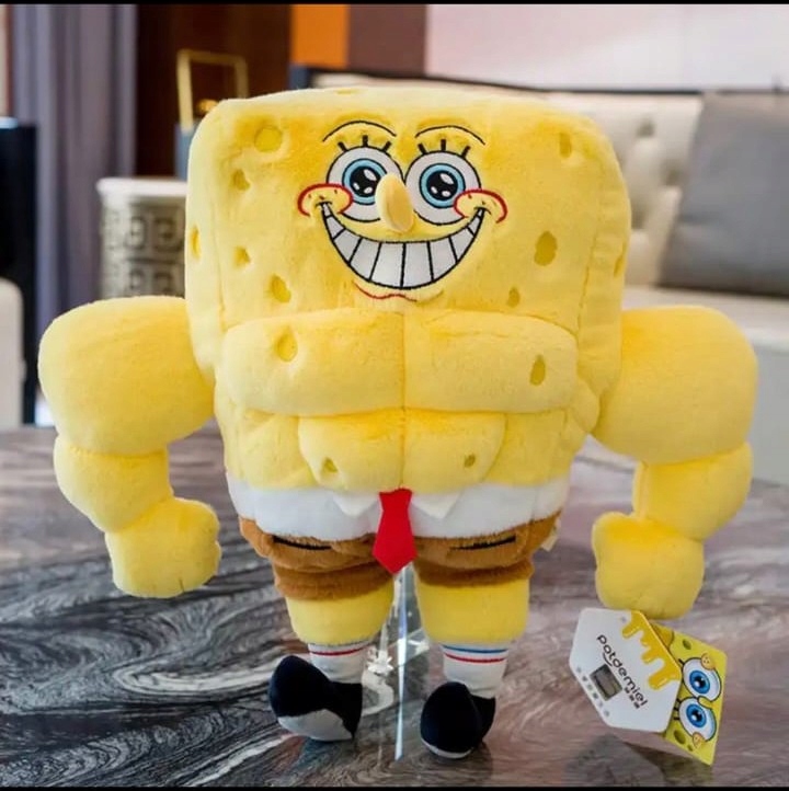 MASKOTKA SPONGEBOB PLUSZOWA GĄBKA 35CM KANCIASTOPORTY SPONGBOB • Cena ...