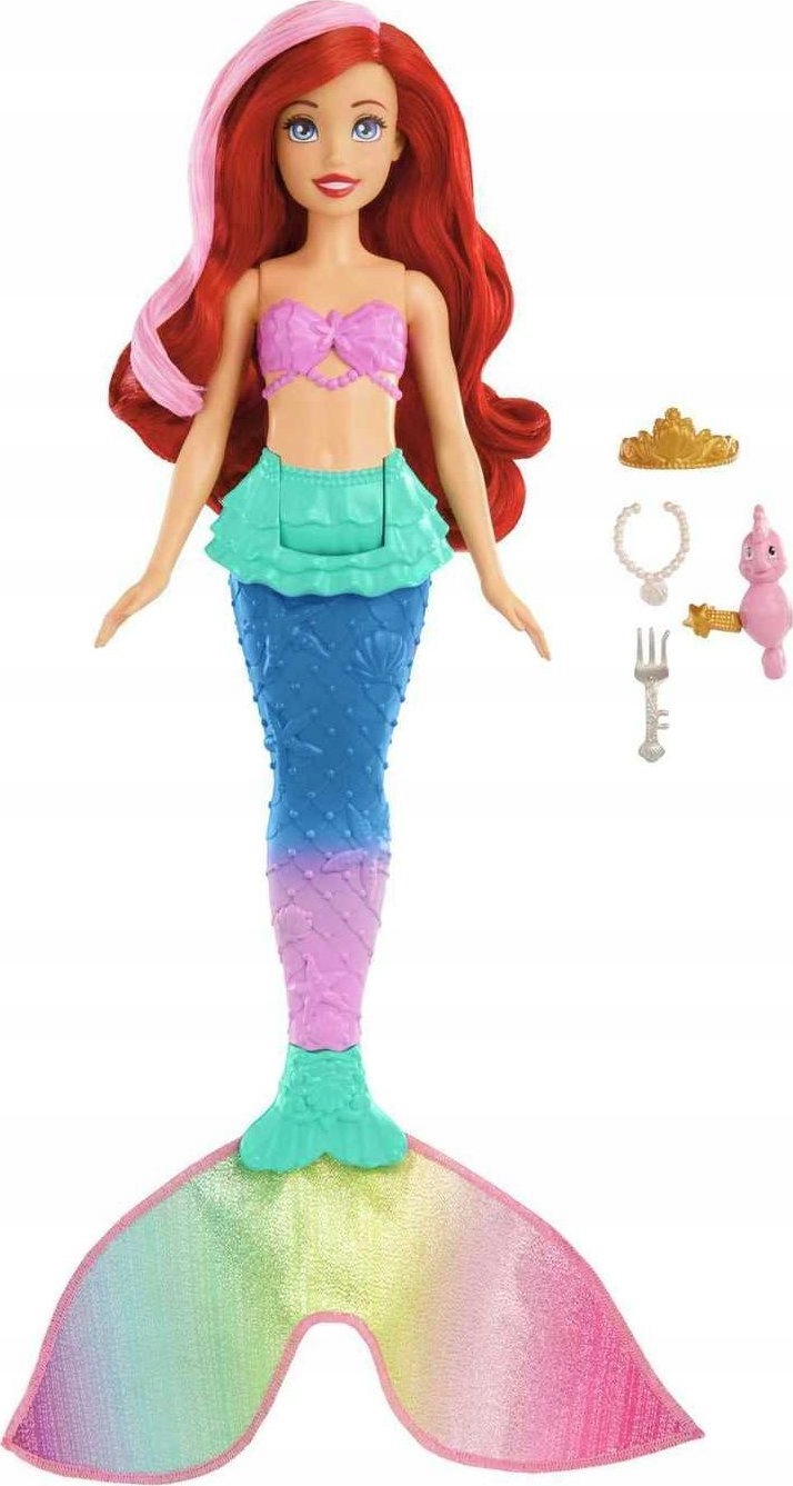 Mattel Disney Princess Swim & Splash Ariel Lalka zmieniająca kolor ...