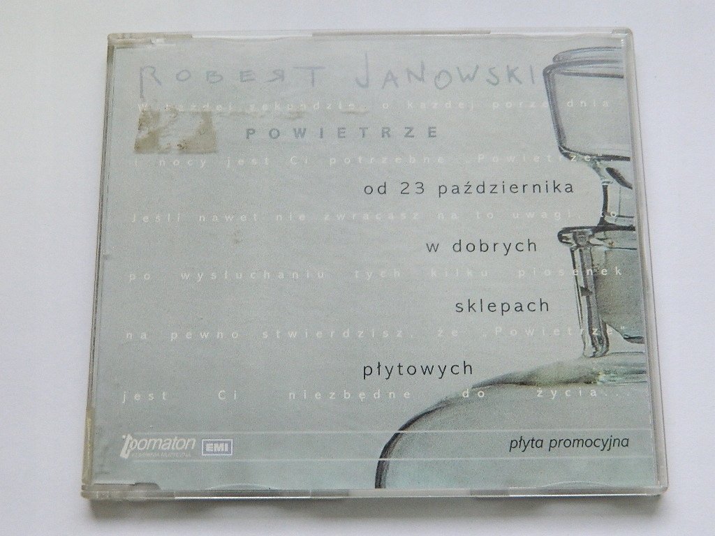 Robert Janowski Powietrze CD Singiel Promo 14281422365 - Sklepy, Opinie ...