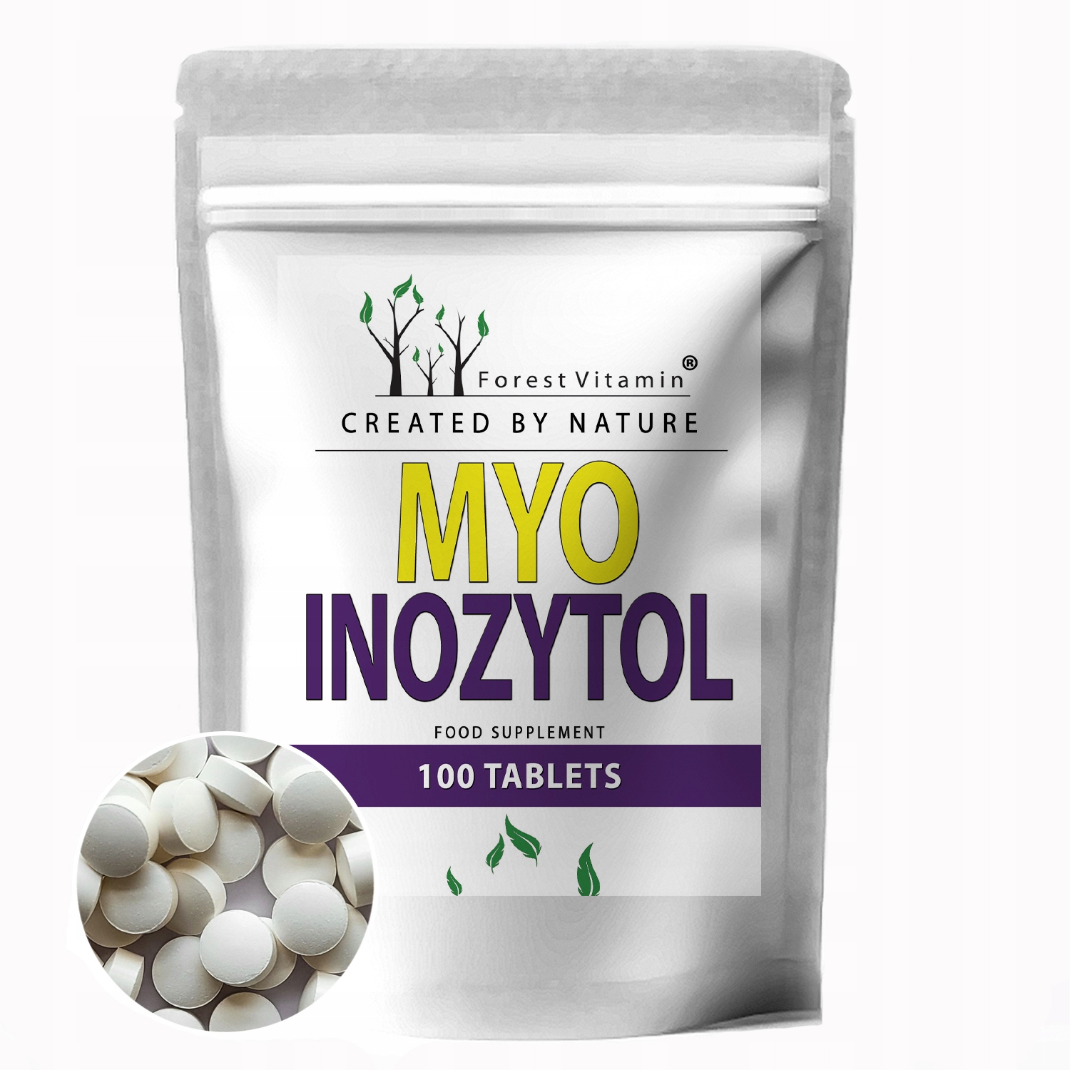 INOZYTOL 500mg MYO-INOSITOL MÓZG UKŁAD NERWOWY (5904890310360) • Cena ...